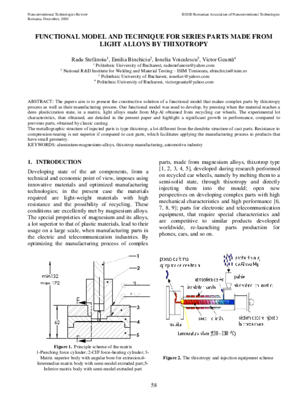 (PDF) Functional Model and Technique for Series Parts Made from Light ...