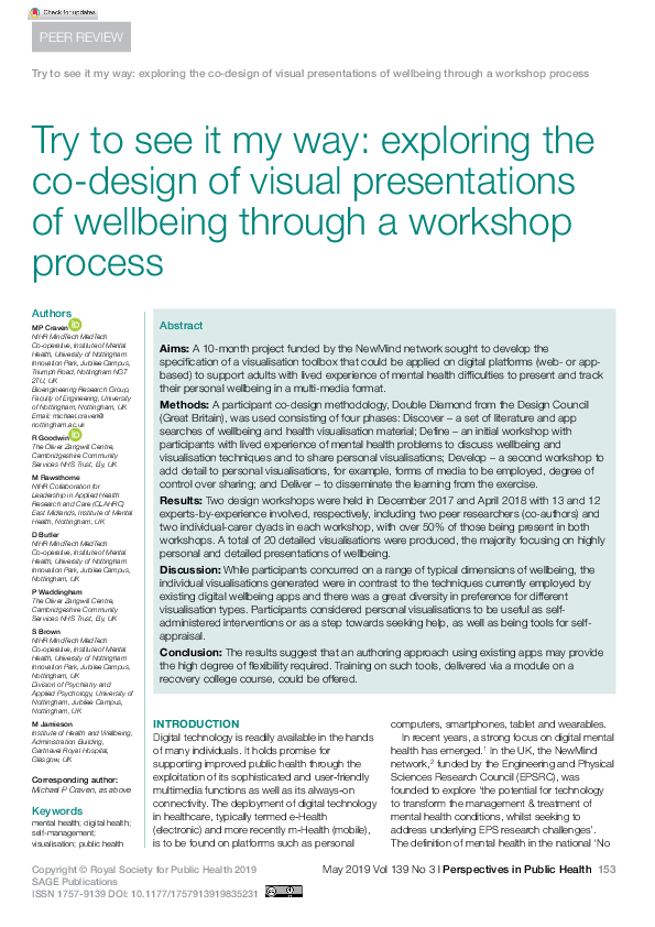 (PDF) Try to see it my way: exploring the co-design of visual ...