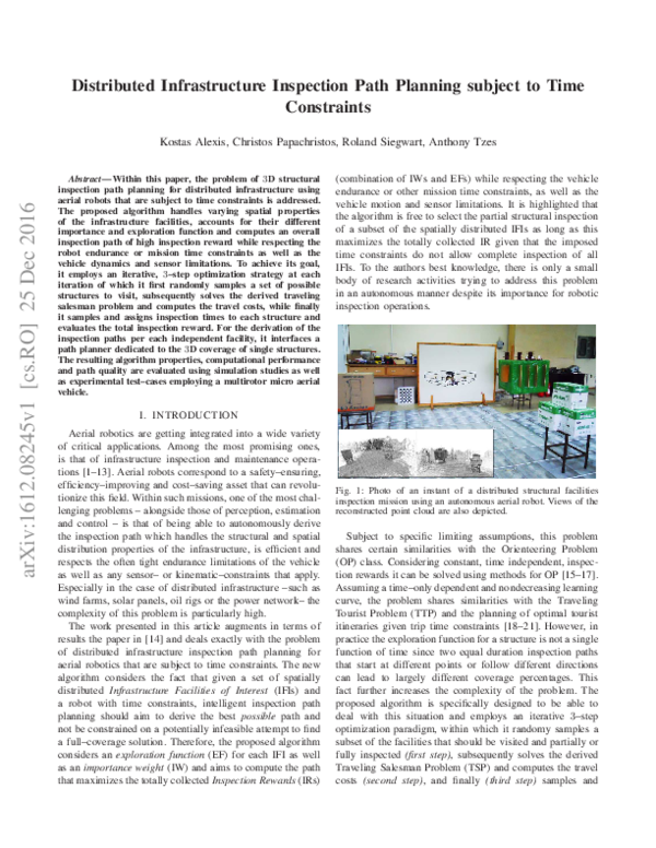 (PDF) Distributed infrastructure inspection path planning for aerial ...