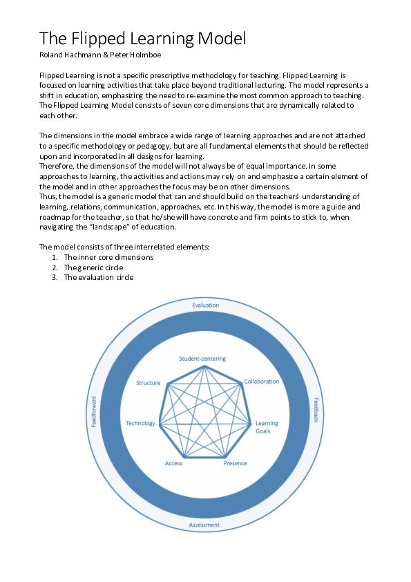 (PDF) The Flipped Learning model