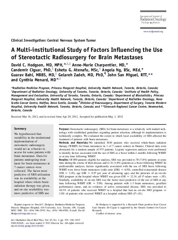 (PDF) A Multi-institutional Study of Factors Influencing the Use of ...