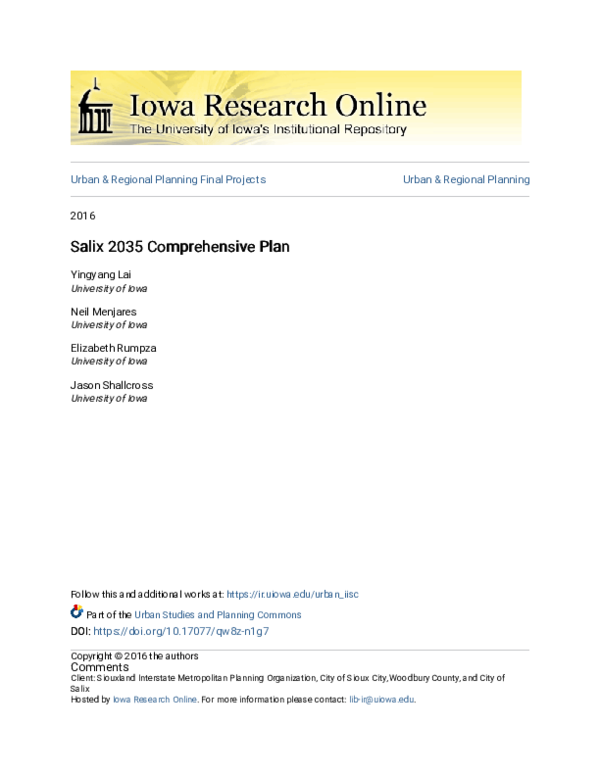 (PDF) Salix 2035 Comprehensive Plan