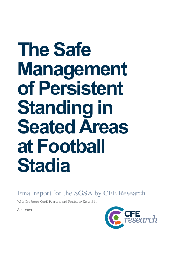 (PDF) The Safe Management of Persistent Standing in Seated Areas at ...