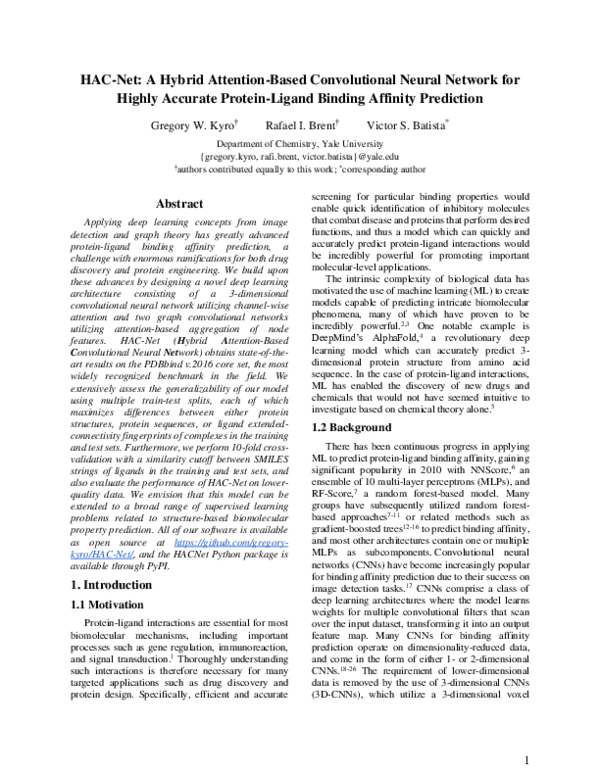 Pdf Hac Net A Hybrid Attention Based Convolutional Neural Network For Highly Accurate Protein