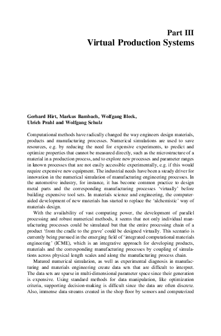 (PDF) Virtual Production Systems