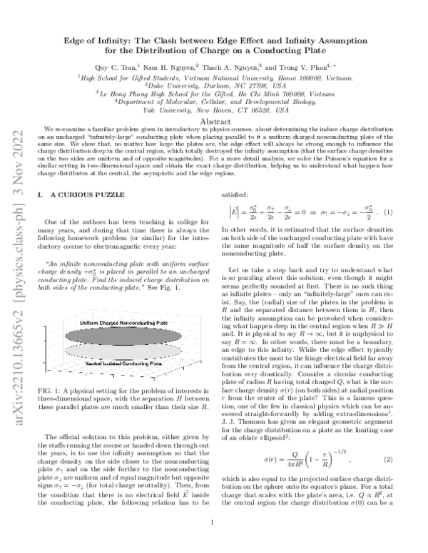(PDF) Edge of Infinity: The Clash between Edge Effect and Infinity ...