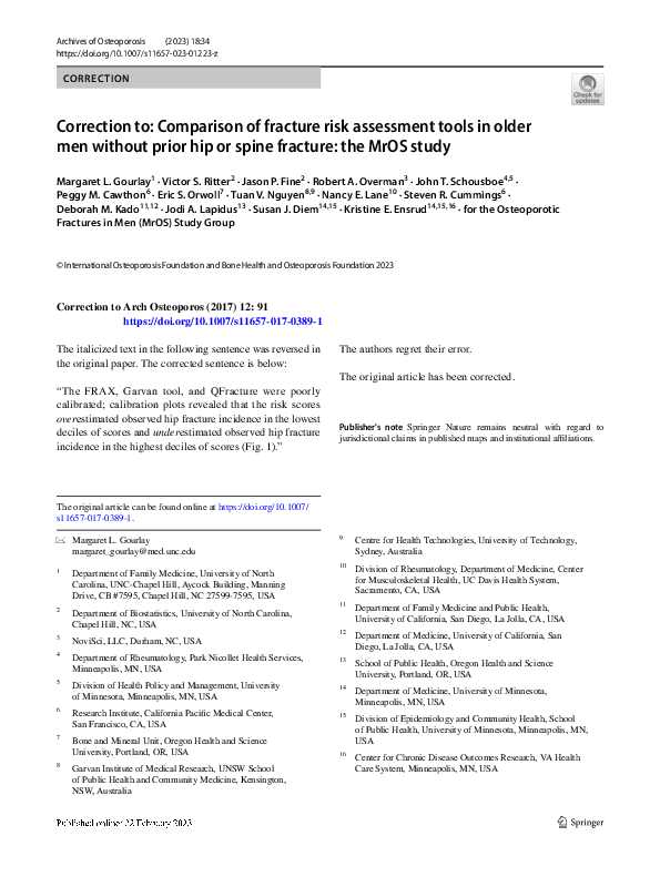 (PDF) Correction to: Comparison of fracture risk assessment tools in ...