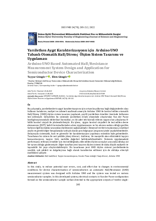 (PDF) Arduino UNO Based Automated Hall/Resistance Measurement System Design and Application for ...
