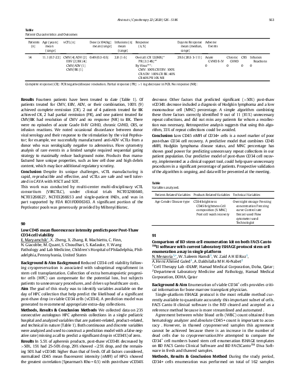 (PDF) Comparison of BD stem cell enumeration kit on both FACS Canto ™II ...