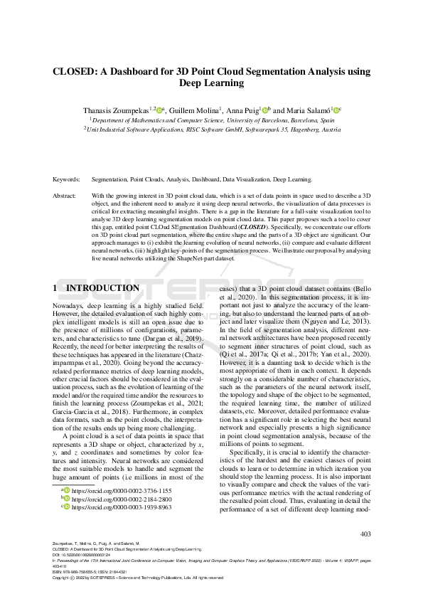 (PDF) CLOSED: A Dashboard for 3D Point Cloud Segmentation Analysis ...