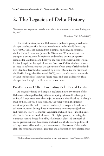 (PDF) 2. The Legacies Of Delta History