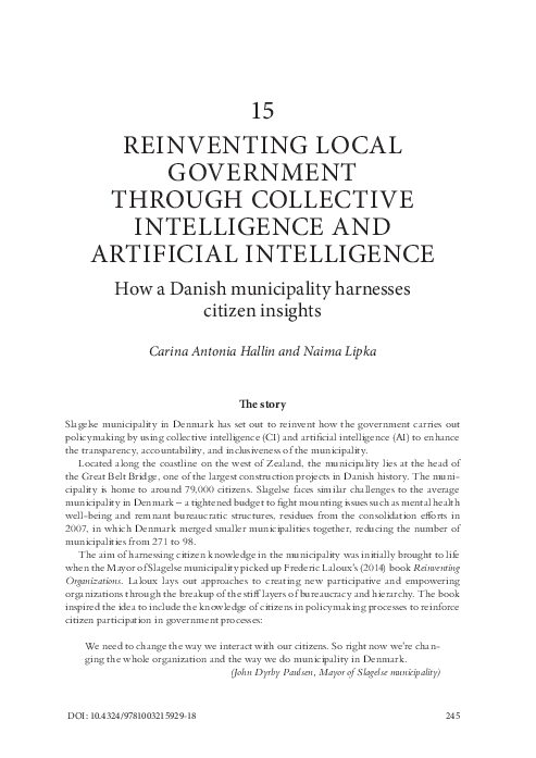 (PDF) Reinventing local government through collective intelligence and ...