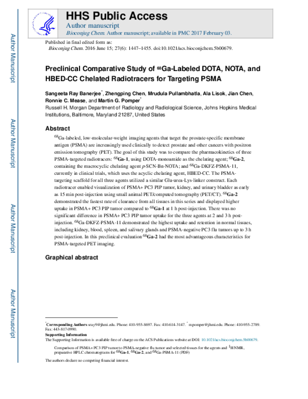 (PDF) Preclinical Comparative Study of 68 Ga-Labeled DOTA, NOTA, and ...