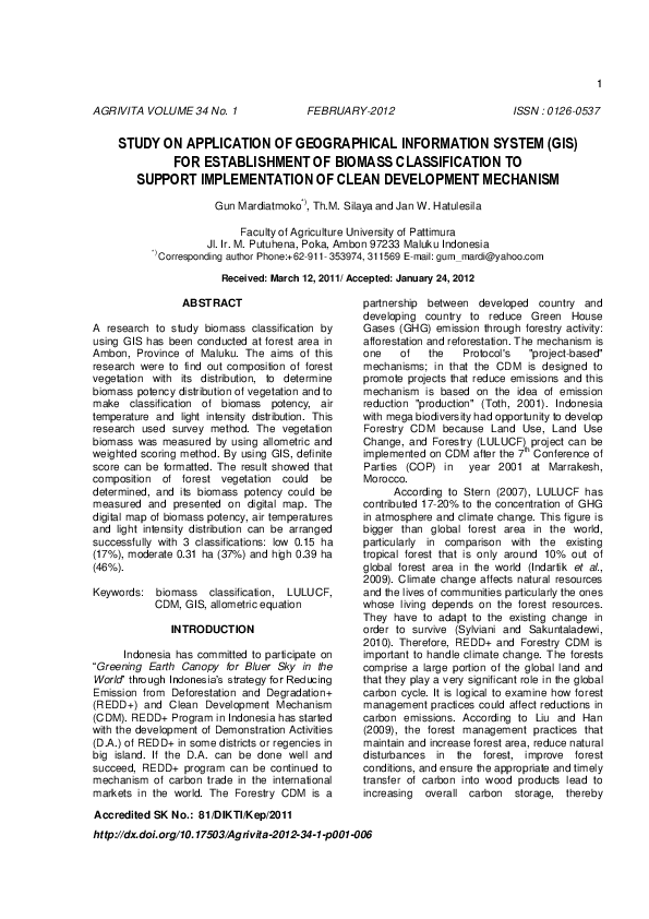 (PDF) Study on Application of Geographical Information System (Gis) for ...