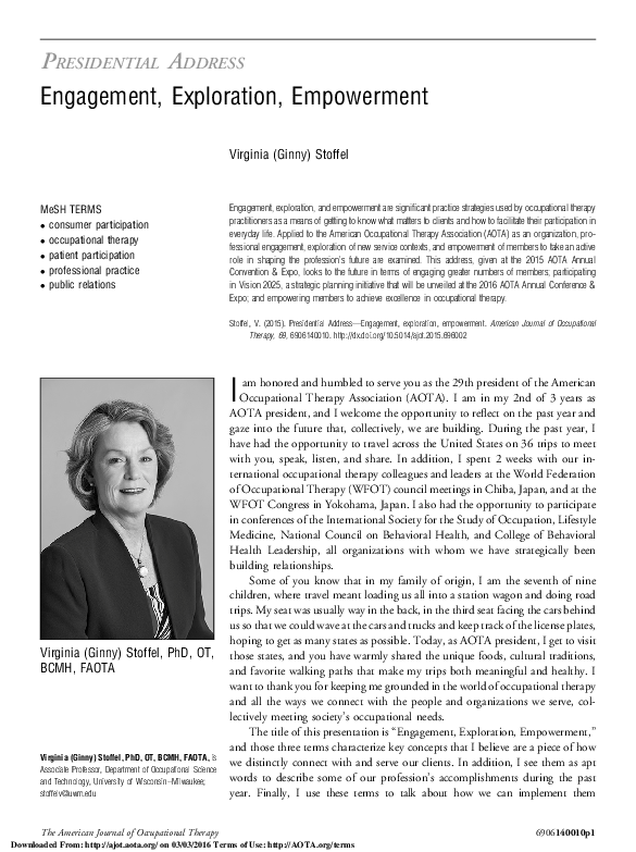 (PDF) Engagement, Exploration, Empowerment