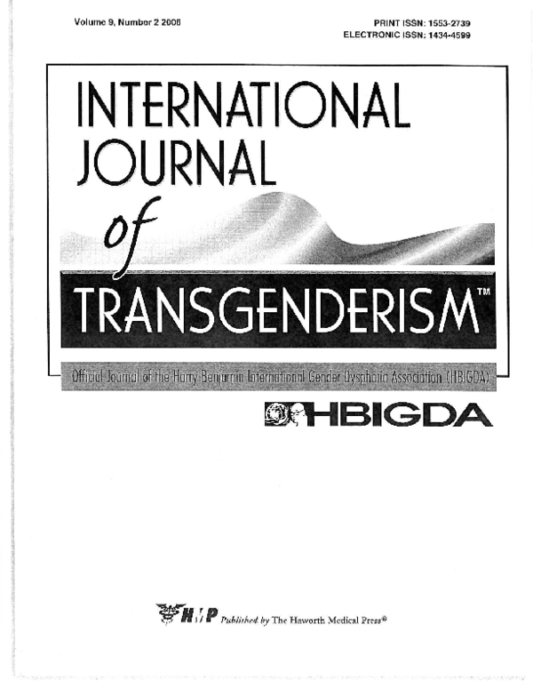 (PDF) Development and Initial Psychometric Evaluation of the ...