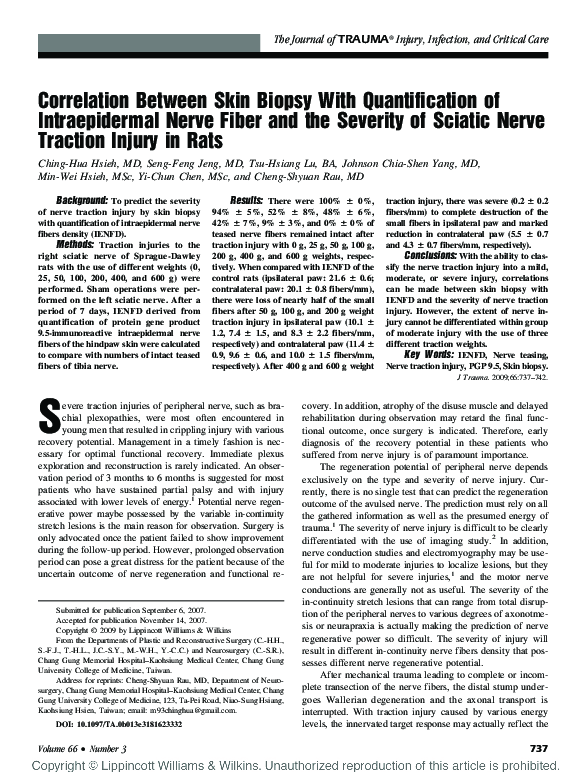 (PDF) Correlation Between Skin Biopsy With Quantification of ...