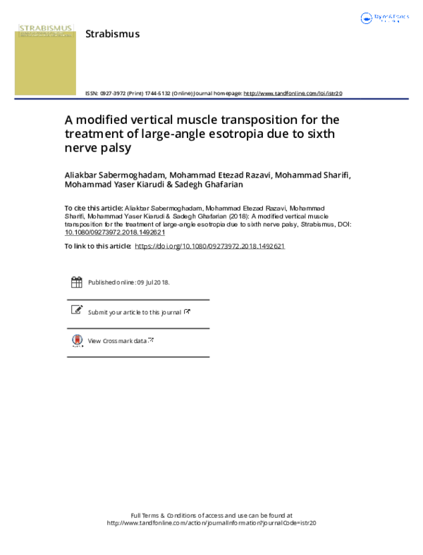 (PDF) A modified vertical muscle transposition for the treatment of ...
