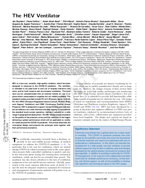 (PDF) The HEV Ventilator | Gordon Flynn - Academia.edu