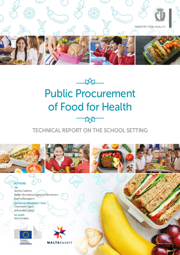 (PDF) Public Procurement of Food for Health: TECHNICAL REPORT ON THE ...