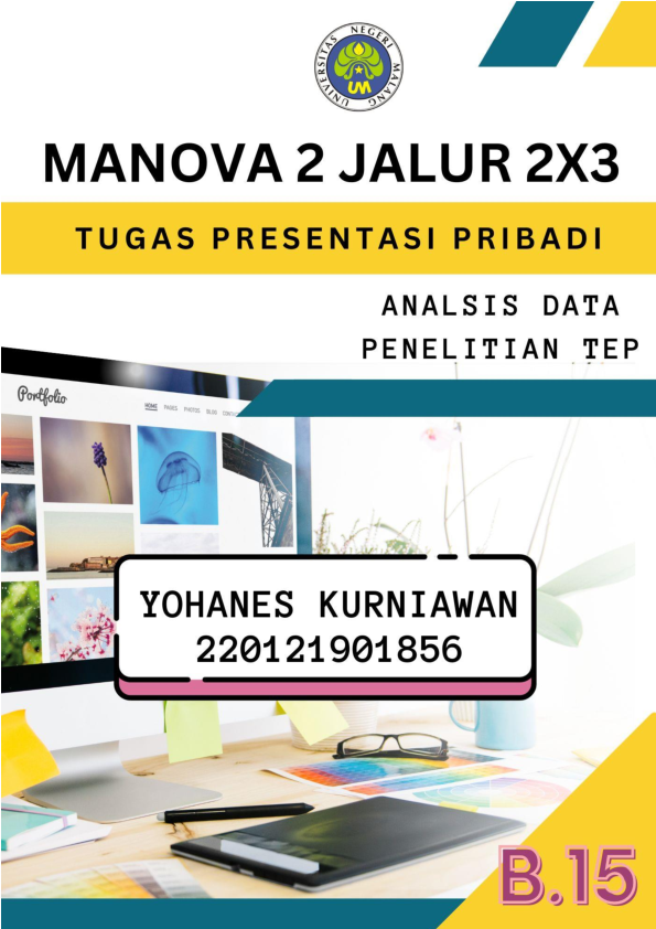 (PDF) MANOVA 2 JALUR (2X3)