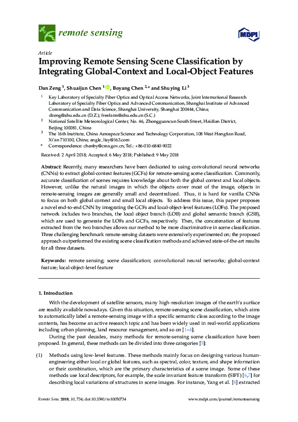 Pdf Improving Remote Sensing Scene Classification Using Quality Based Data Augmentation