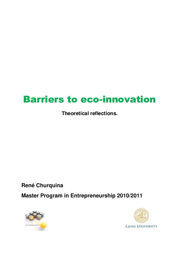 (PDF) Theoretical Reflections and Business Plan