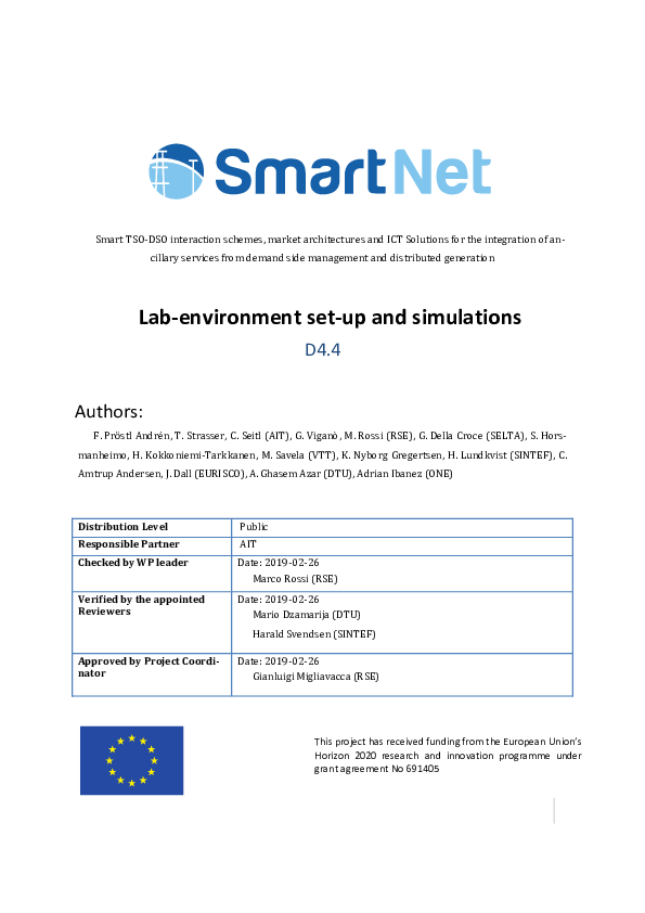 (PDF) Lab-environment set-up and simulations | Giacomo Vigano ...