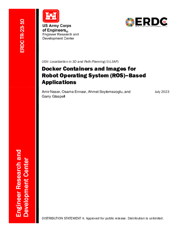 (PDF) Docker containers and images for Robot Operating System (ROS)--based applications