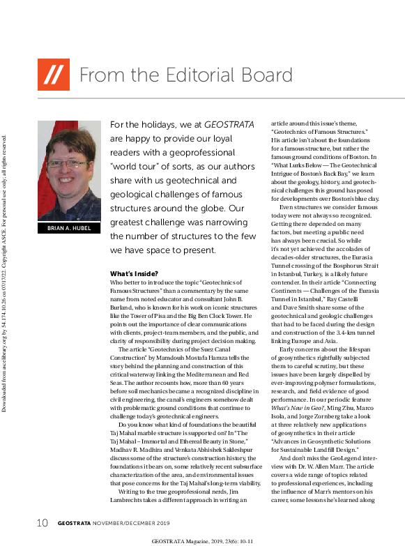 (PDF) From the Editorial Board