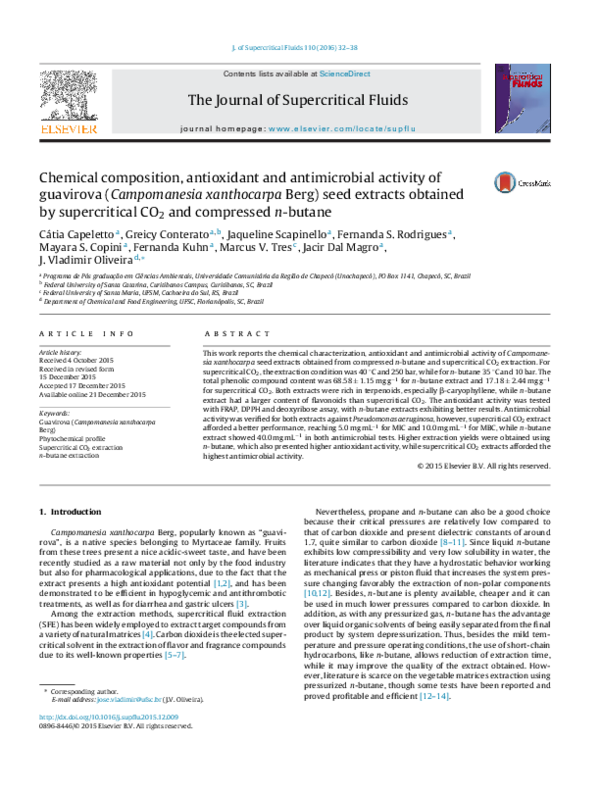 (PDF) Chemical Composition, Antioxidant and Antimicrobial Activities of Eucalyptus Cinerea ...
