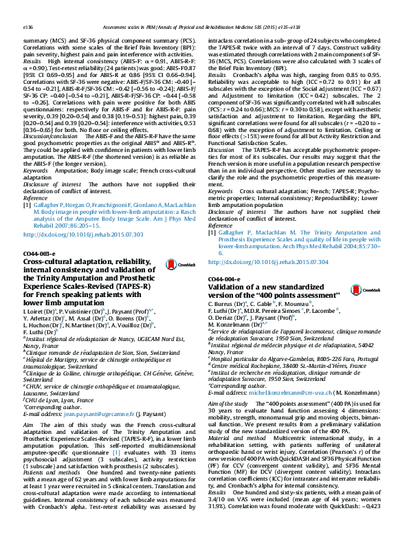 Pdf Cross Cultural Adaptation Reliability Internal Consistency And Validation Of The Trinity