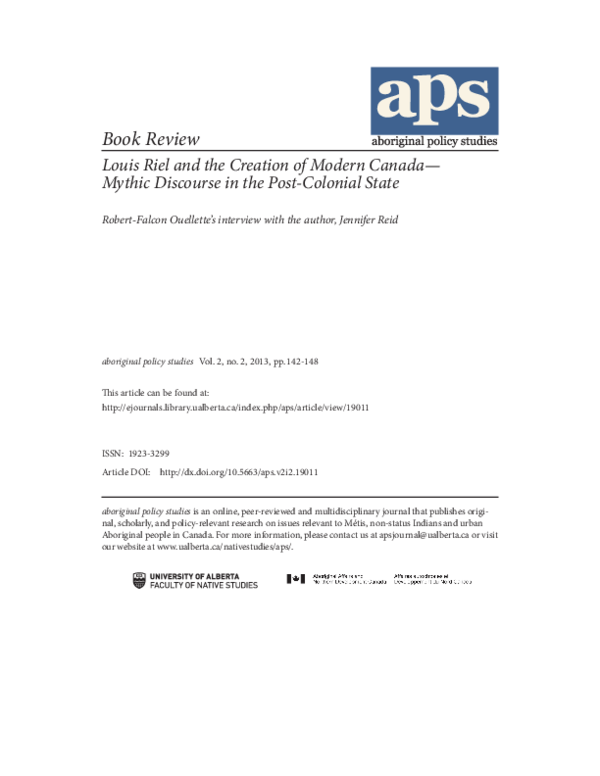 (PDF) Interview with Dr. Jennifer Reid