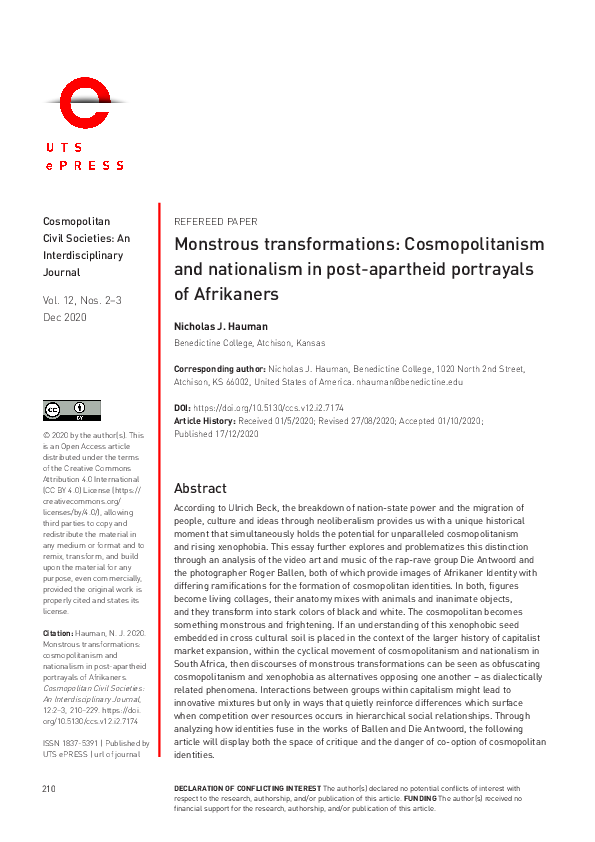 (PDF) Monstrous Transformations