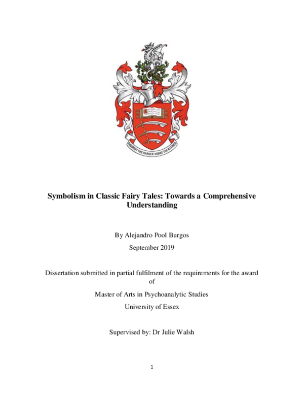 (PDF) Symbolism in Classic Fairy Tales: Towards a Comprehensive ...