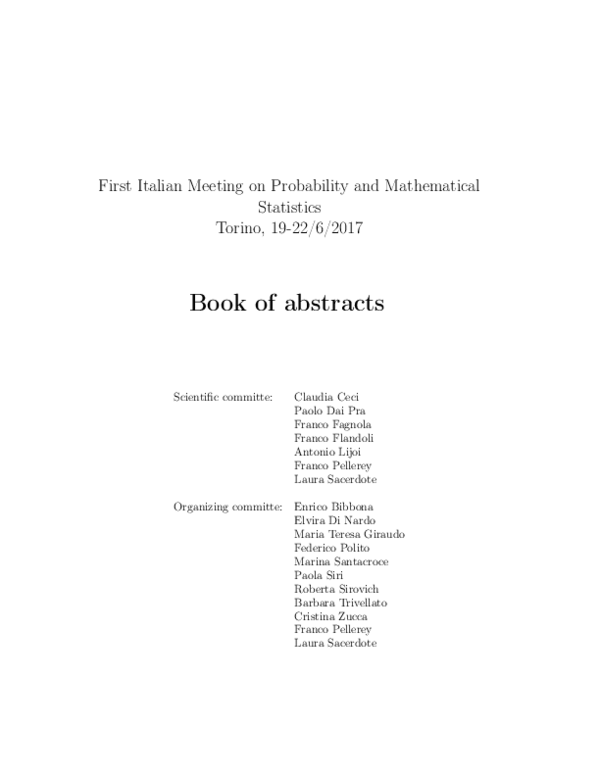 (PDF) Non parametric inference in diﬀusion processes: bootstrap performance in short time series