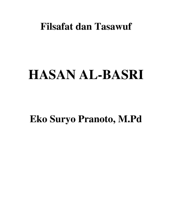 (PDF) HASAN AL BASRI