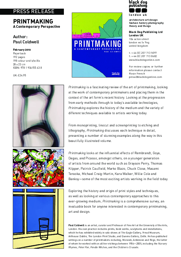 (PDF) Printmaking: A Contemporary Perspective