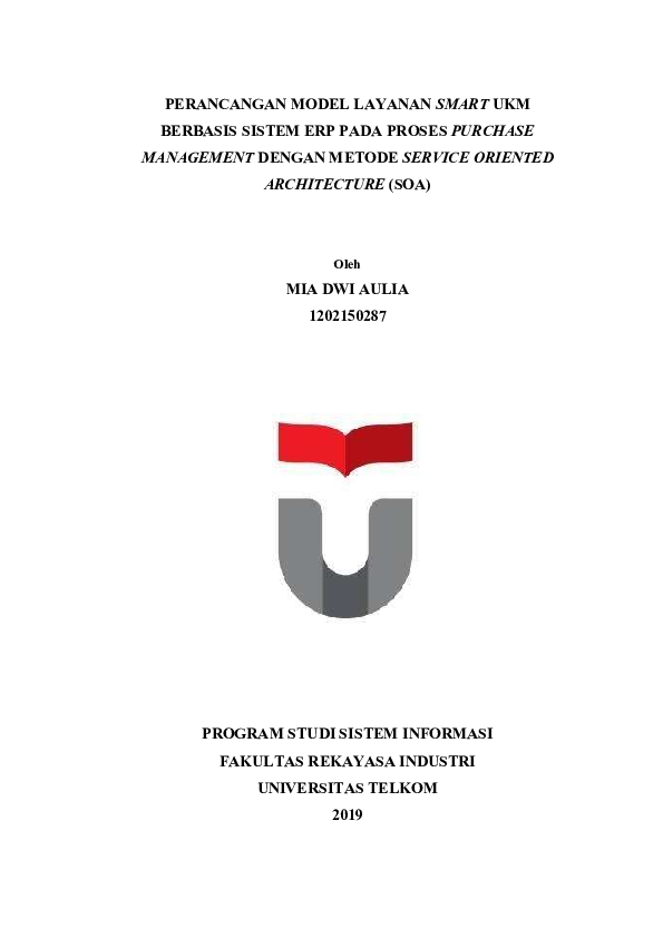 (PDF) Perancangan Model Layanan Smart Ukm Berbasis Sistem Erp Pada ...