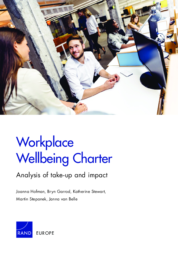 (PDF) Workplace Wellbeing Charter: Analysis of take-up and impact