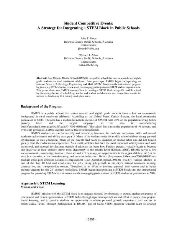 (PDF) Project-Based Learning for 21st-Century Skills: An Overview and Case Study of Moral ...