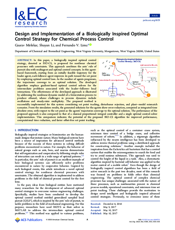 (PDF) Design and Implementation of a Biologically Inspired Optimal ...