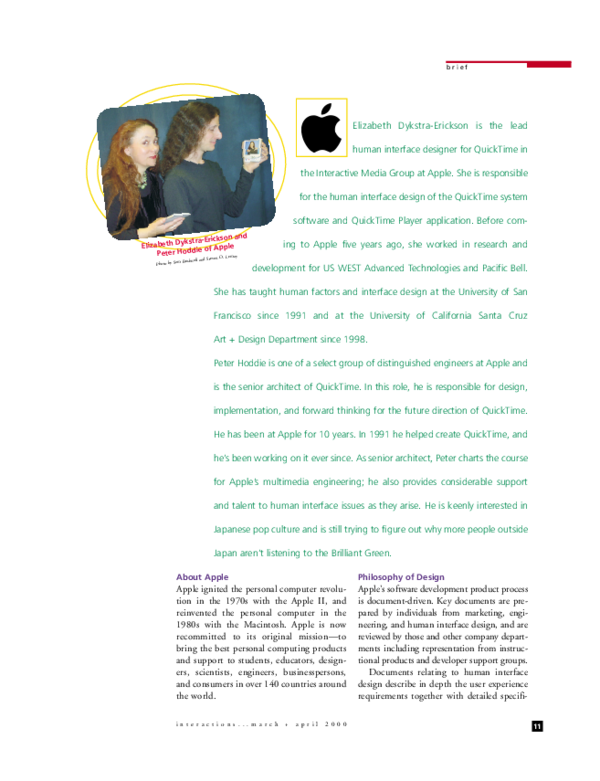 (PDF) Design briefs: Apple
