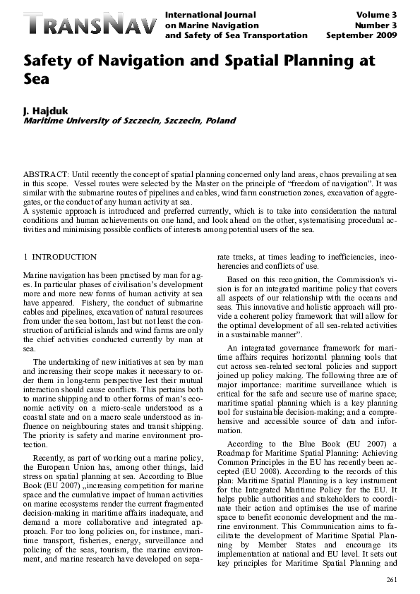 (PDF) International Journal on Marine Navigation and Safety of Sea ...