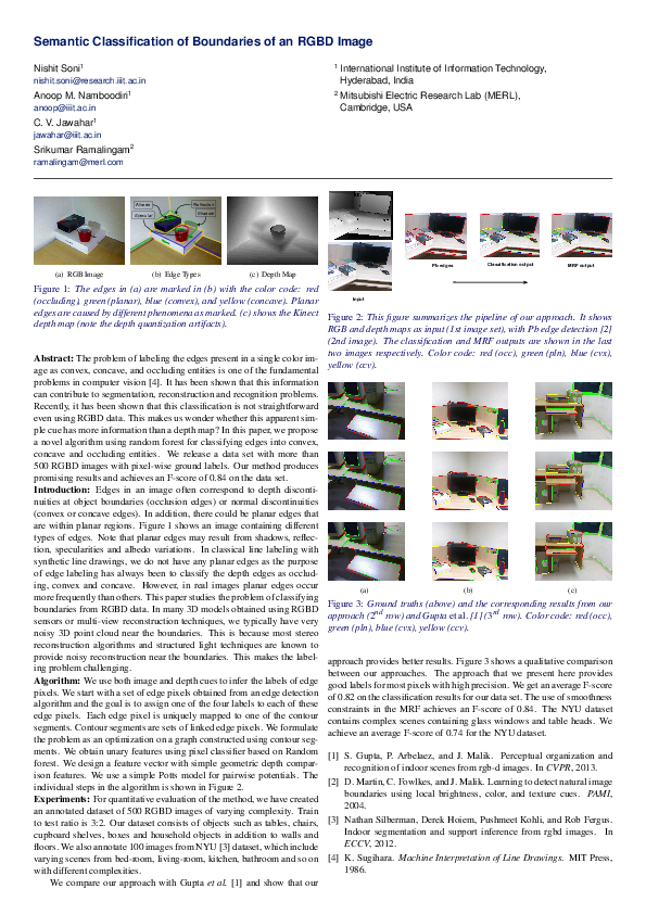 (PDF) Semantic Classification of Boundaries of an RGBD Image | Anoop Namboodiri - Academia.edu