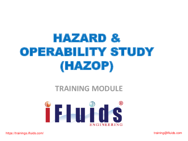 (PDF) HAZARD & OPERABILITY STUDY (HAZOP