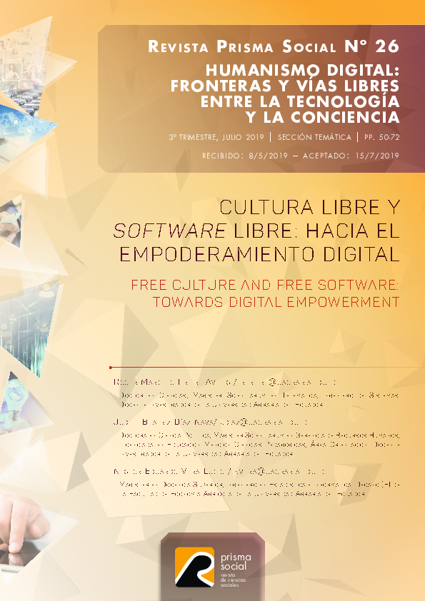 (PDF) Cultura libre y software libre: hacia el empoderamiento digital