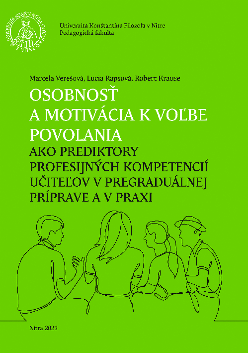 (PDF) Osobnosť a motivácia k voľbe povolania ako prediktory ...