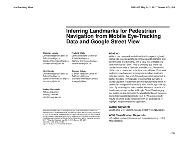 (PDF) Automated Landmark Extraction from Eye-Tracking