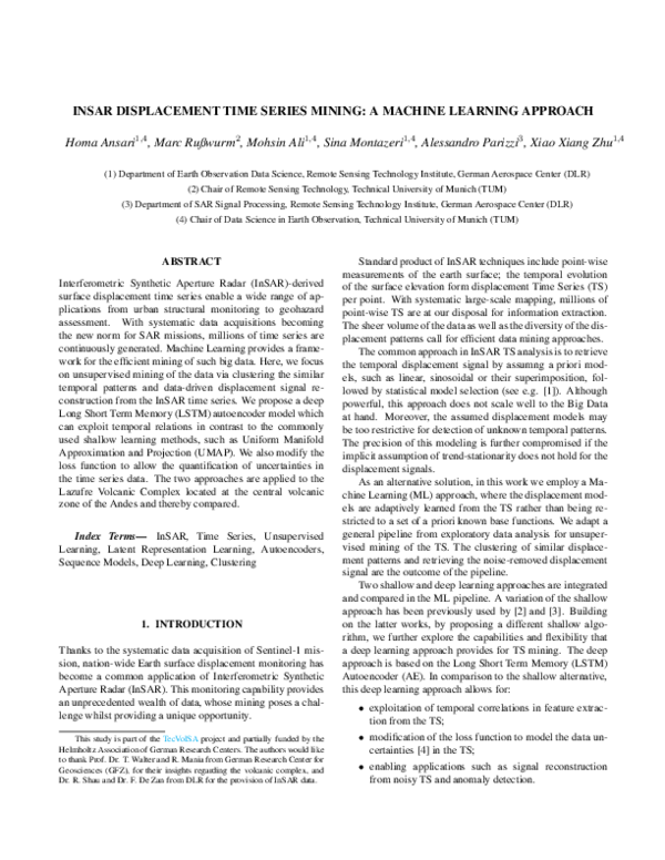 (PDF) InSAR Displacement Time Series Mining: A Machine Learning Approach